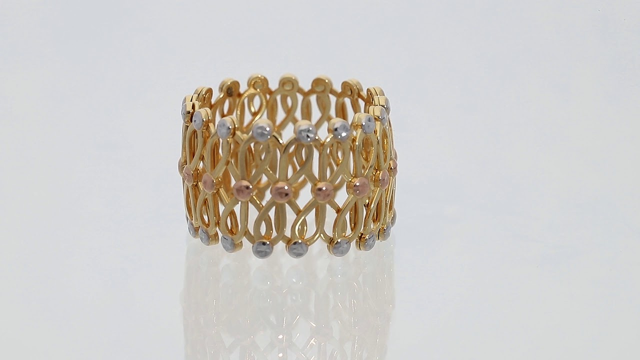 Convertible 2-in-One Ring and Bangle in 18KT Gold - YouTube