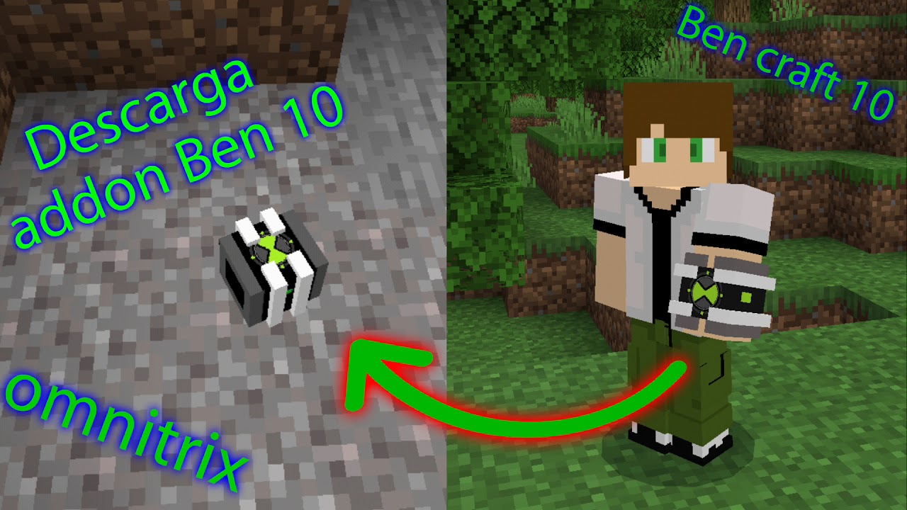 ADDON Ben 10 + descarga - Ben craft 10 - YouTube