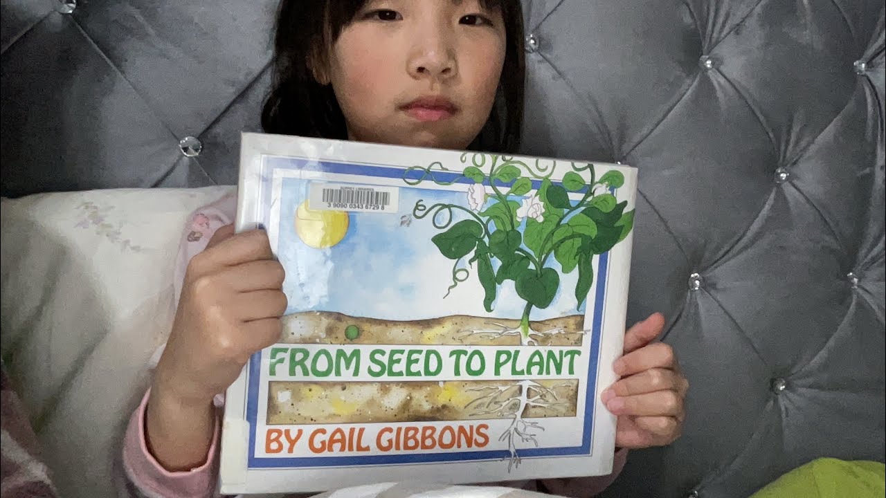 From Seed To Plant by Gail Gibbons kids book read aloud - YouTube