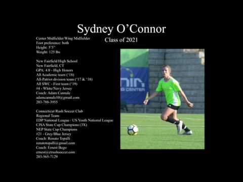 Sydney O'Connor - Soccer Highlight Video - Class of 2021 - YouTube