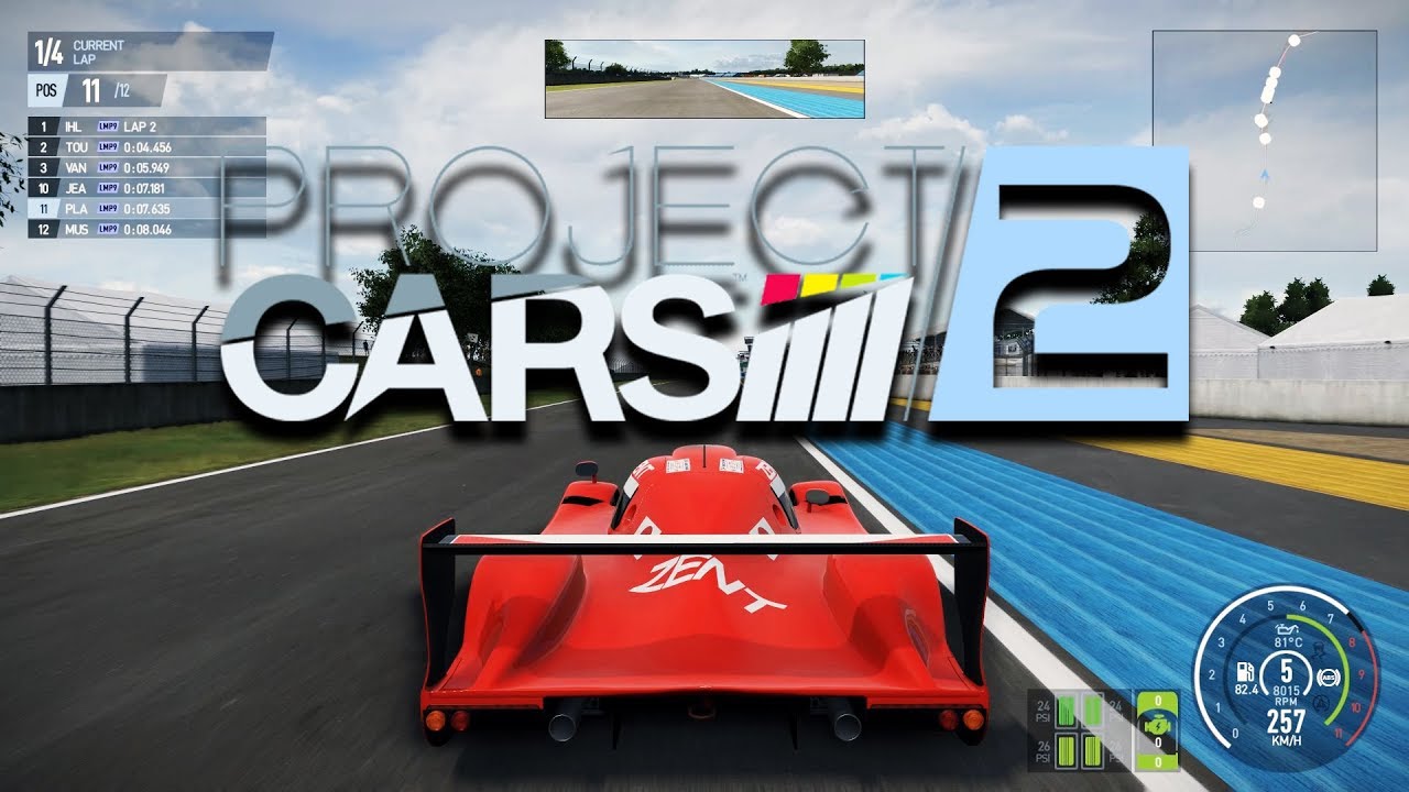 PROJECT CARS 2 - GAMEPLAY TOYOTA TS020 GT-ONE - 24H MANS - YouTube