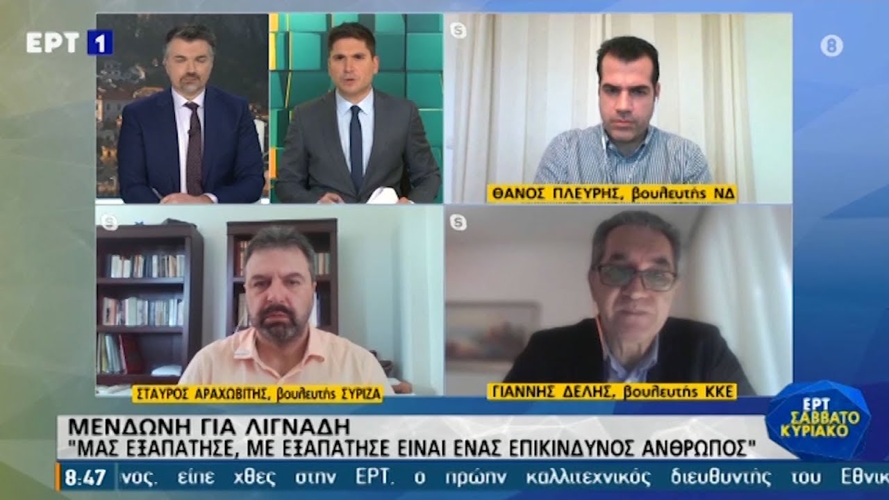 ΠΑΡΕΜΒΑΣΗ ΤΟΥ Γ. ΔΕΛΗ ΣΤΗΝ ΕΡΤ - YouTube