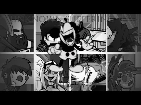 FNF-unknown suffering v3 but everyone sing it (unknown suffering v3 ...