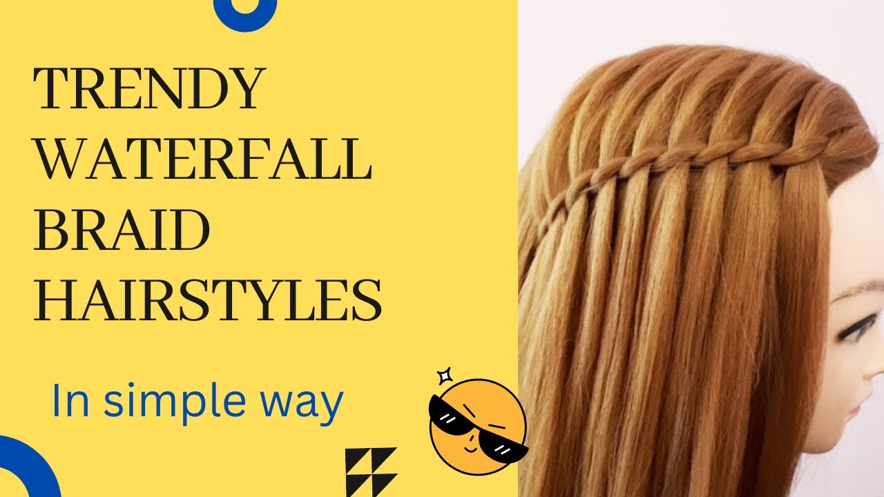 Waterfall hairstyle in simple tricks|आसानी से हेयरस्टाइल करना चाहते है ...