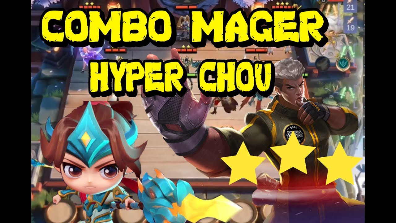 COMBO GILA !!! CHOU BINTANG 3 COMMANDER ZILONG - YouTube