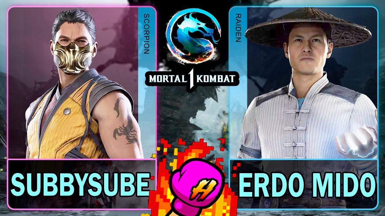 MK1 Subbysube (SCORPION) VS Erdo Mido (RAIDEN)🥊Mortal Kombat 1🥊4K 60ᶠᵖˢ ...