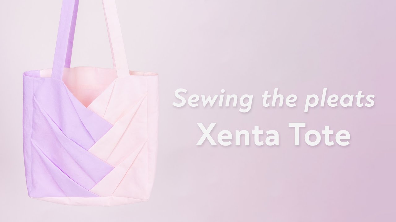 Sewing the Xenta pleats - YouTube
