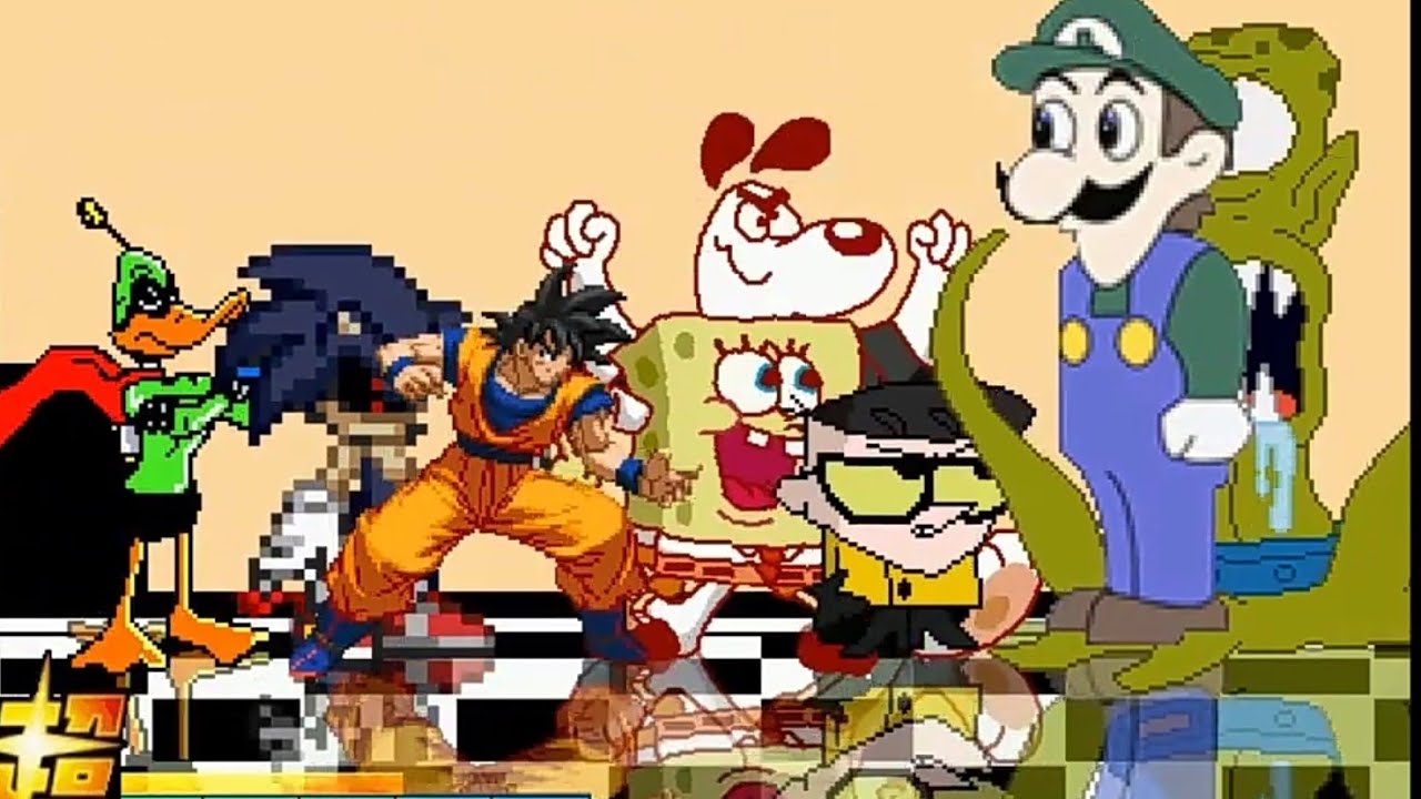 INTERNATIONAL MUGEN: EQUIPE DEXTER, GOKU, DUCK DODGERS E SONIC.EXE EM ...