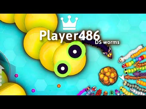 WHOA 😱Biggest snake ever 🐍 Toco skin 🐍 Crazy party gameplay || DS worms ...