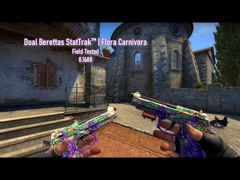 CS:GO - Dual Berettas StatTrak™ | Flora Carnivora 0.1688 (Field Tested ...