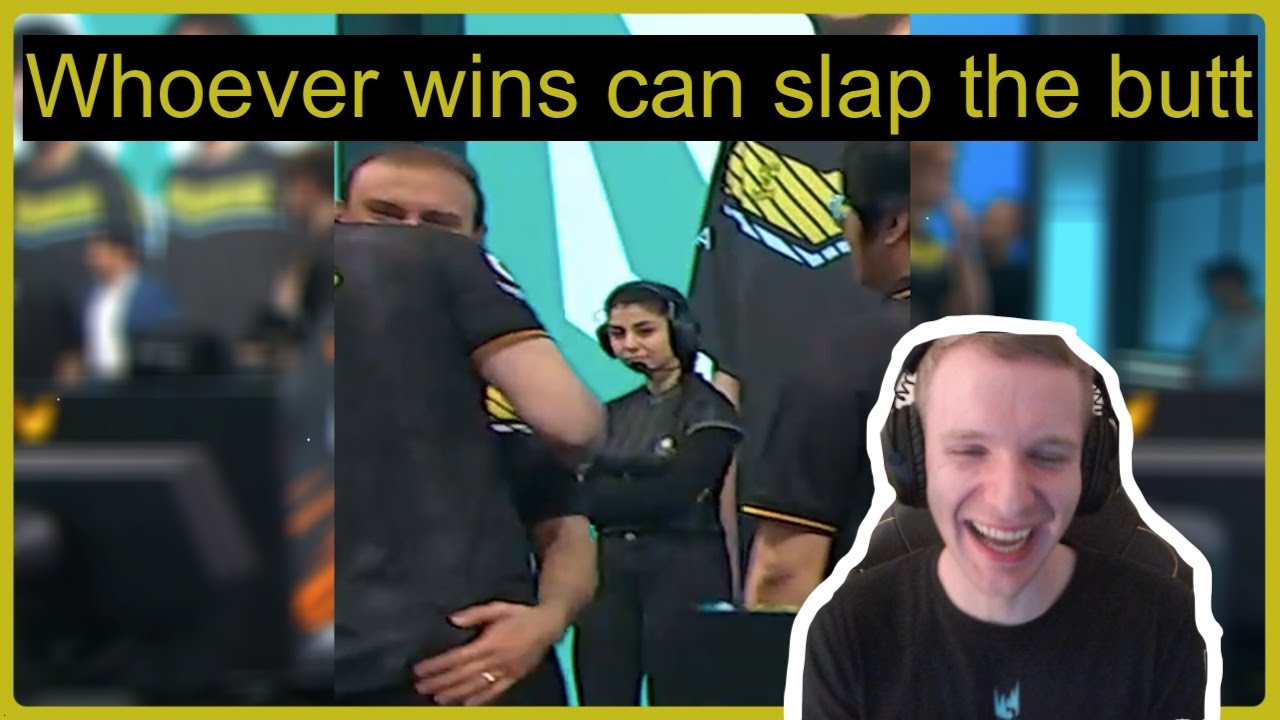 Butt slapping in sports | Jankos - YouTube