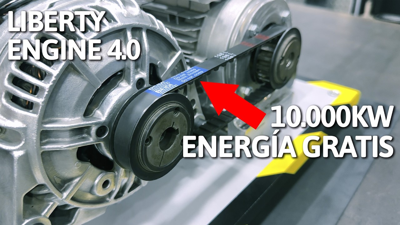I Have Free Electricity with a Car Alternator - Liberty Engine 4.0 ...