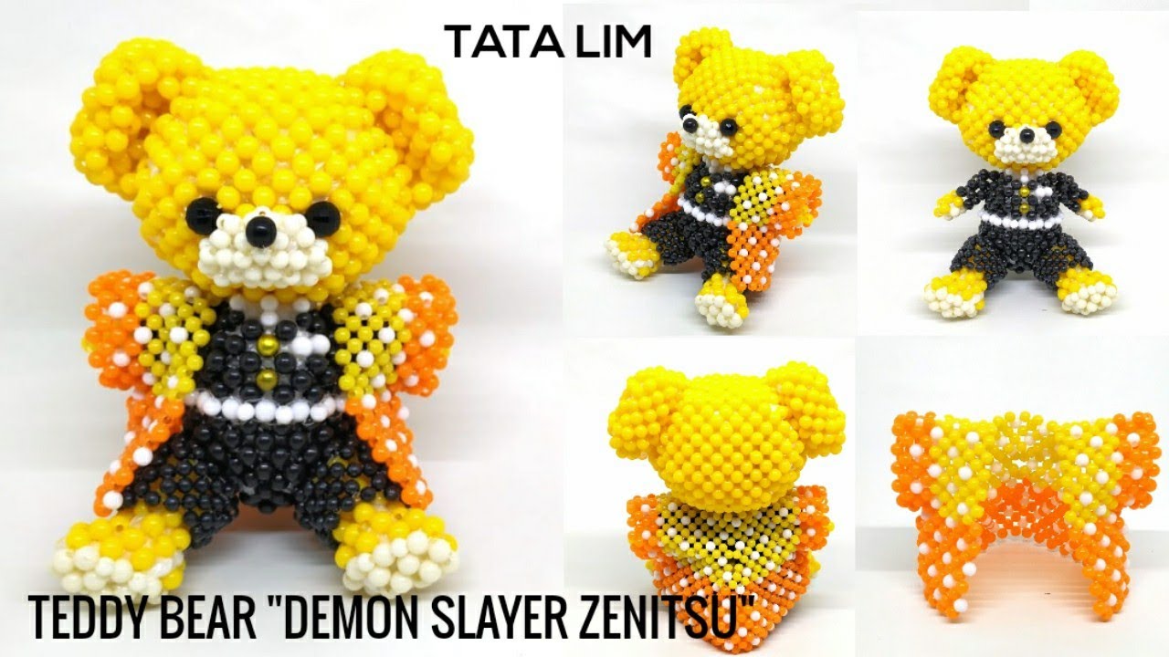 Teddy Bear "Demon Slayer Zenitsu" - YouTube