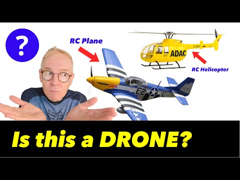 Is an RC Plane/Helicopter a Drone?