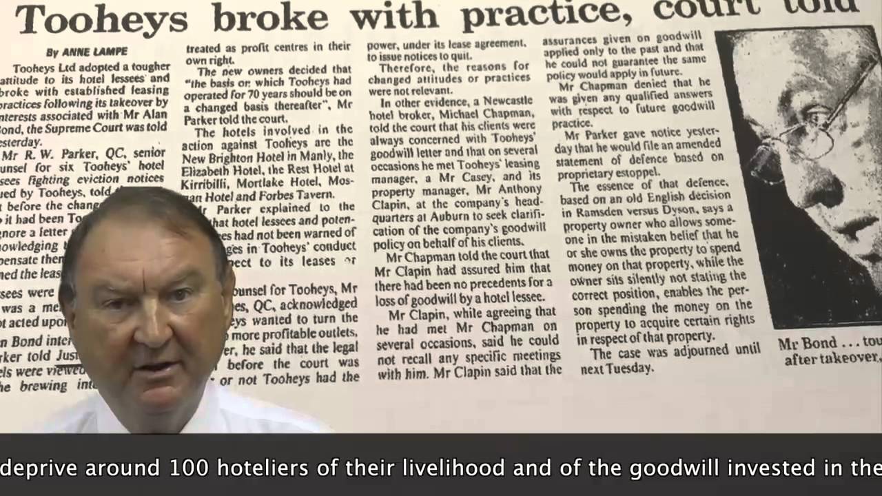 Rod Slater Part 2 Bond Brewing Court Case - YouTube