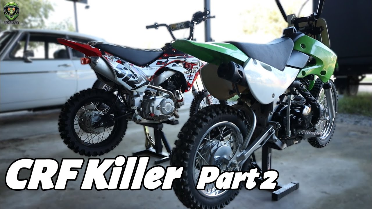 CRF Killer Project KLX 110 Part 2 - Let the Mods Begin - YouTube