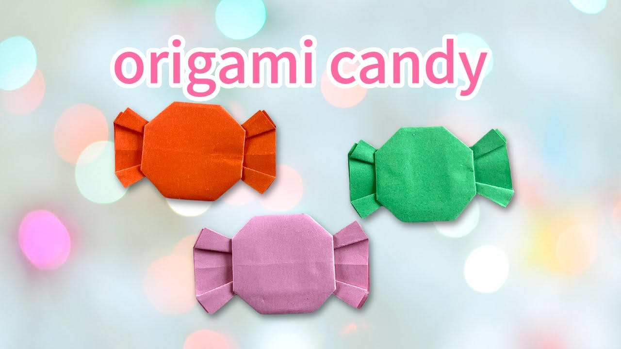How to Fold an Origami Candy | Step-by-Step Voice Guided Tutorial - YouTube