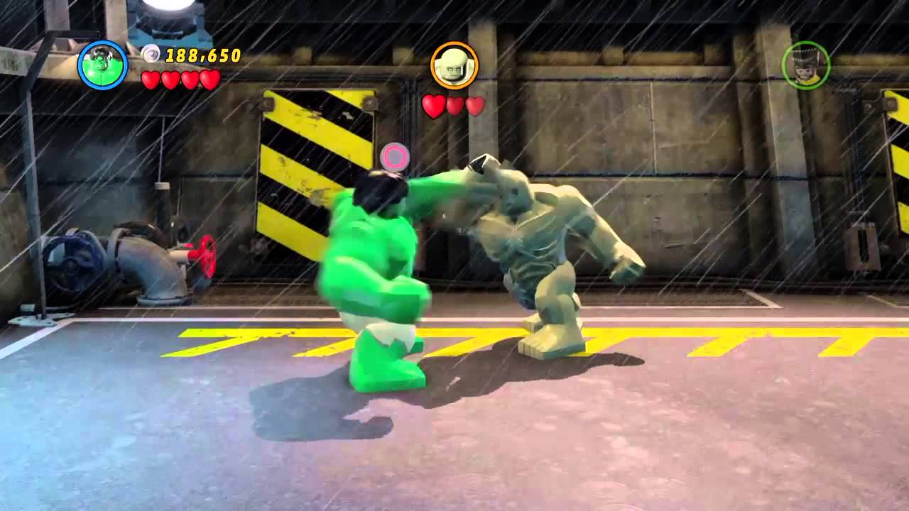 PS4 LEGO Marvel Super Heroes: HULK SMASH (Gameplay Footage) - YouTube