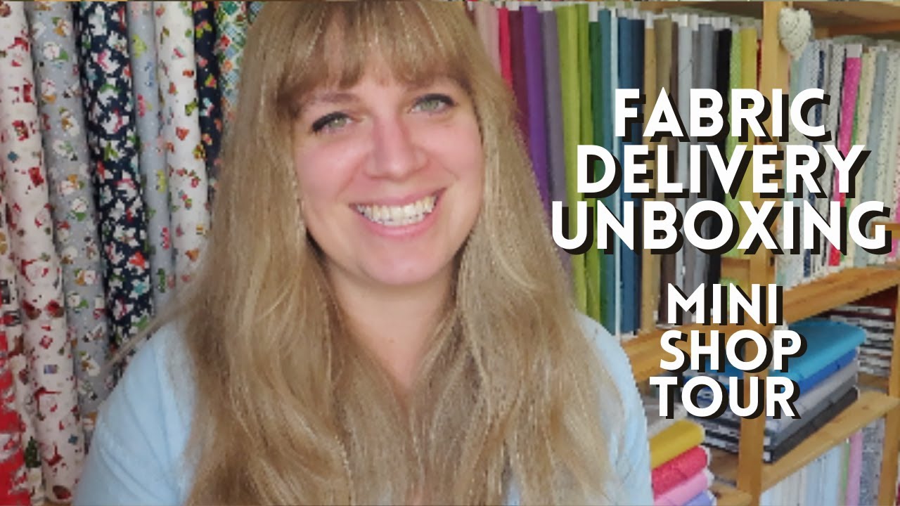 FABRIC DELIVERY UNBOXING: Fabric Haul and Unboxing at UK based small ...