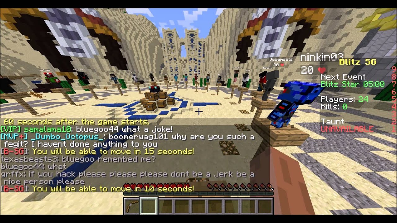 Hunger games with friends - YouTube