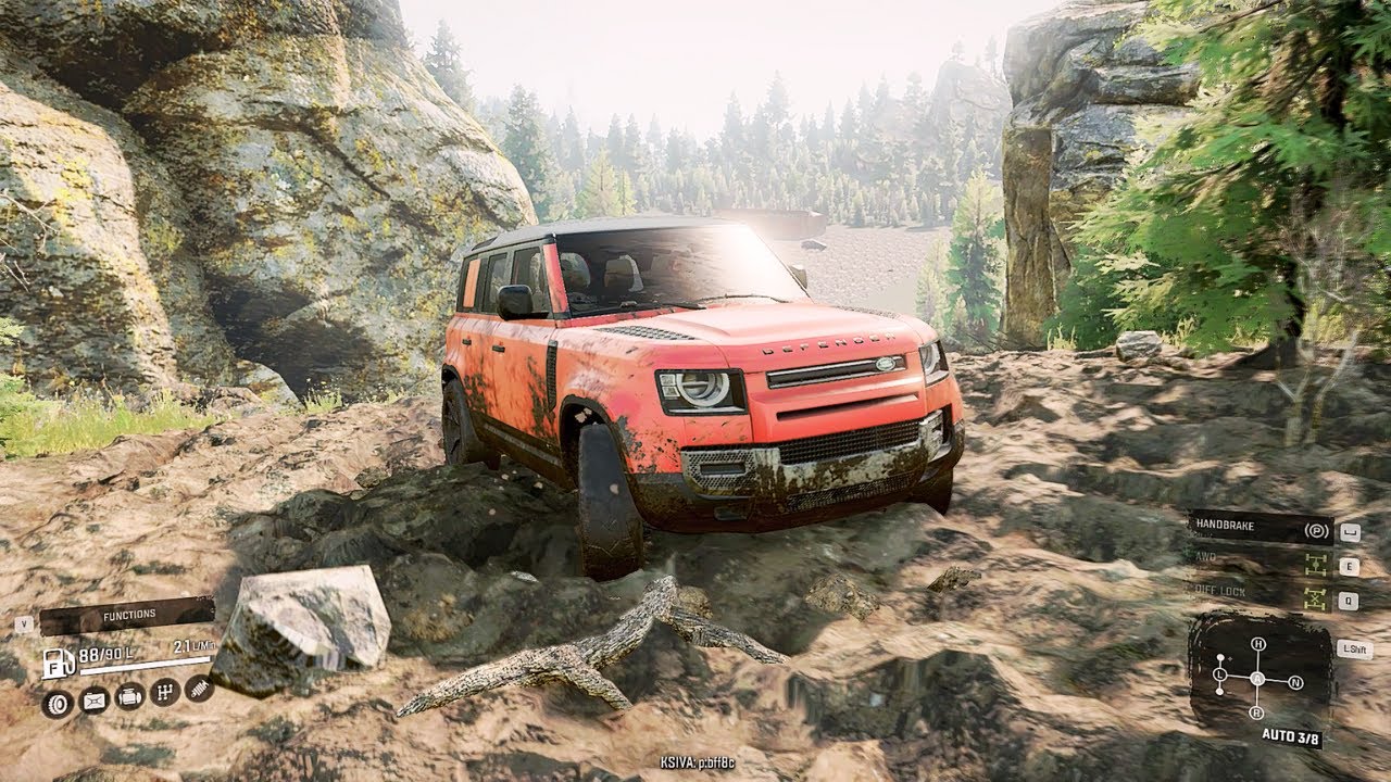 Land Rover Defender 110 v8 2022 - Offroad - Snowrunner - New Map ...
