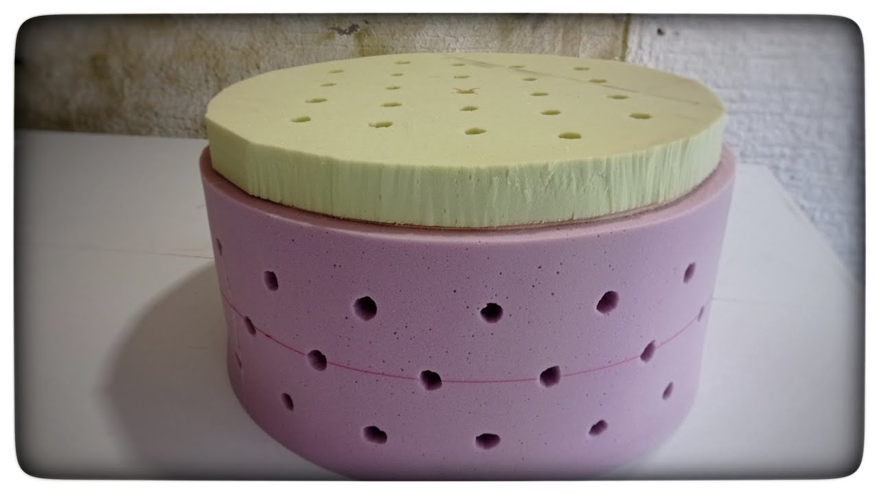 estrutura puff redondo capitonê/tufted round puff structure - YouTube