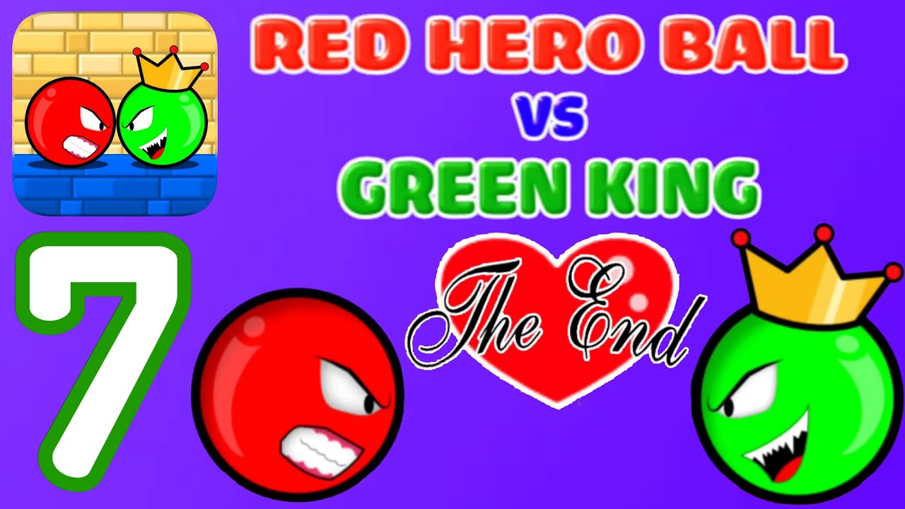 Red Hero Ball Vs Green King-(Gameplay 7)-Todos Los Niveles -Juego ...
