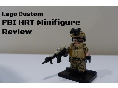 Lego Custom FBI HRT Operator Review - YouTube