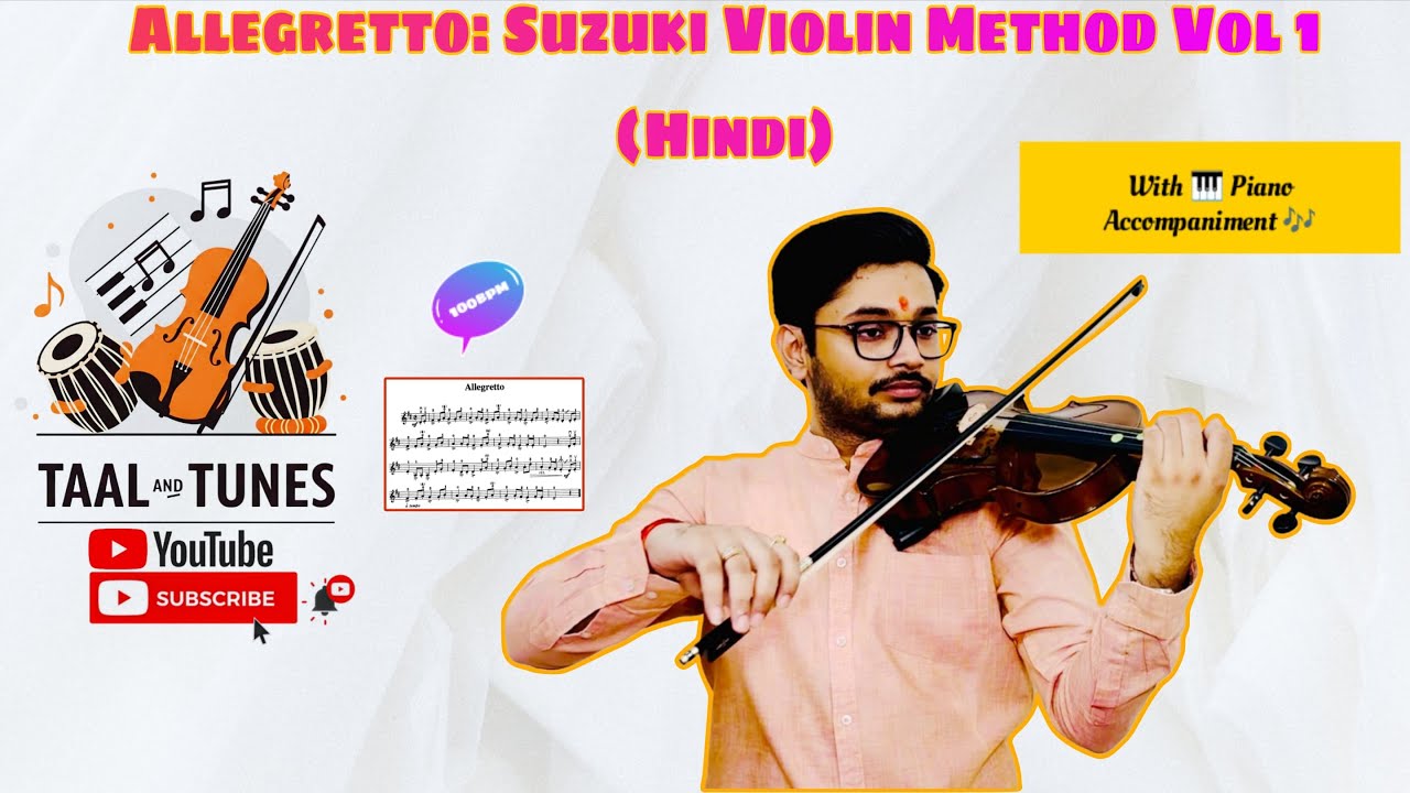Allegretto : Suzuki Violin Method Vol 1 - YouTube