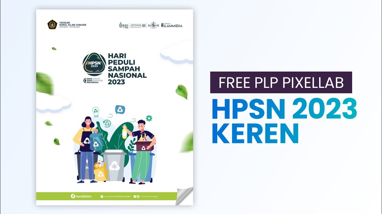 DESAIN POSTER HPSN 2023 I HARI PEDULI SAMPAH NASIONAL I PIXELLAB I FREE ...