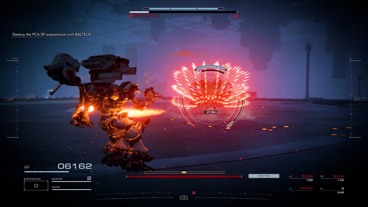 ARMORED CORE 6 BALTEUS BOSS FIGHT ( AGGRESSIVE GAMEPLAY ) - YouTube