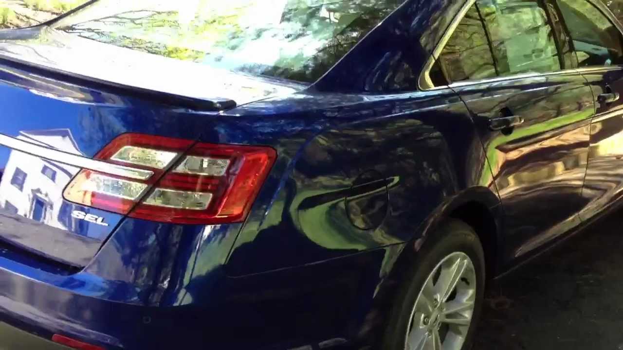 2013 Ford Taurus Review, Walk Around, Start Up & Rev, Test Drive - YouTube