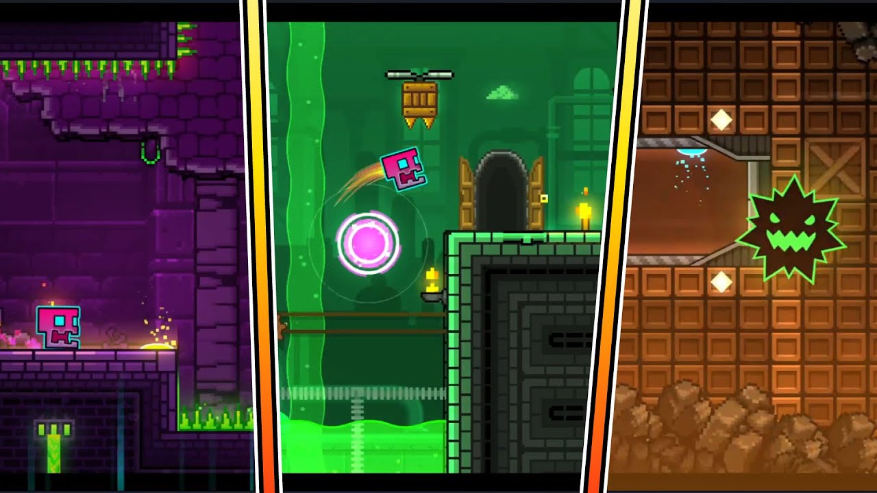 All levels of the tower in one | "Dash Tower" by Dyamond16 [ALL 3 COINS ...