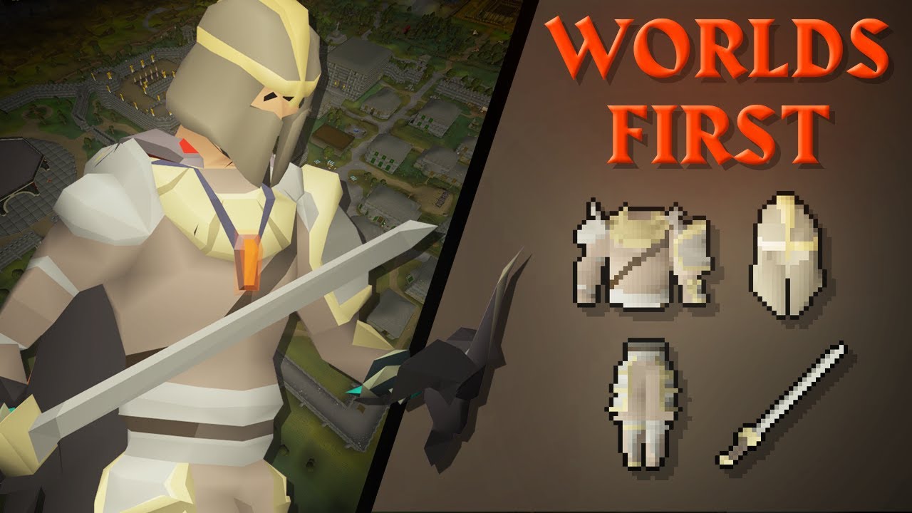 THE FIRST PLAYER IN RUNESCAPE WITH THIS ARMOR - YouTube