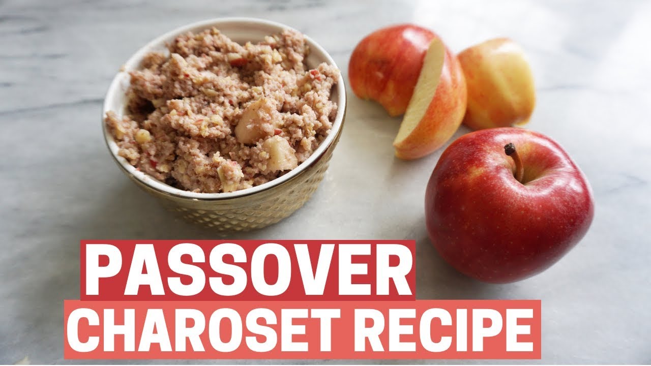 EASY CHAROSET RECIPE!!! How to Make Charoset for Passover! - YouTube