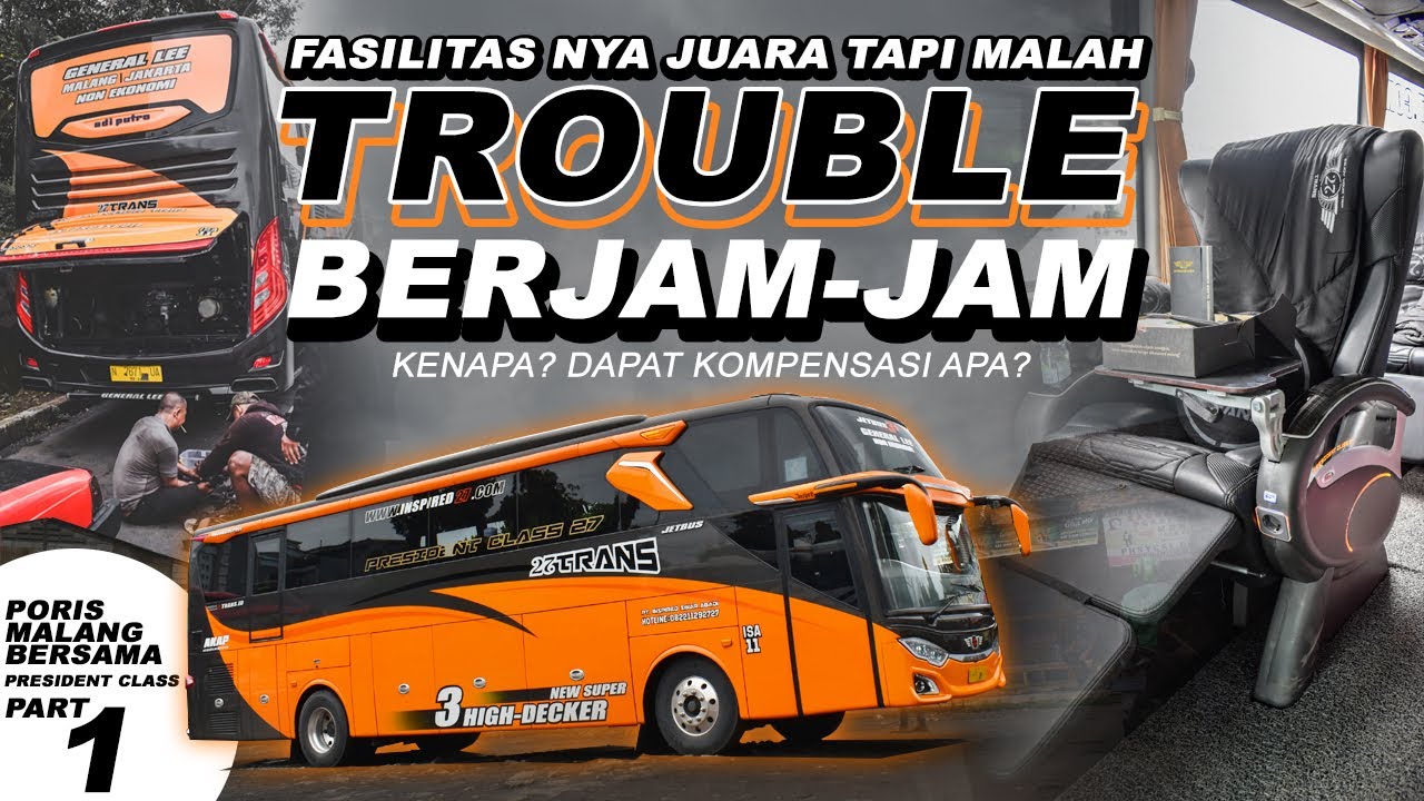 KOK GINI ?!! 27 Trans Java | President Class Double Leg Rest ...