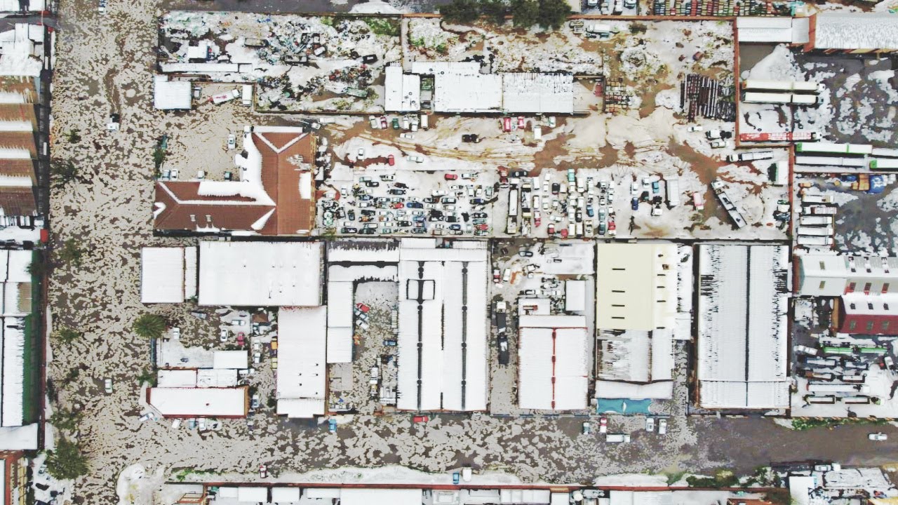Heavy hail hits Benoni. Hailstorm in South Africa / Natural Disasters ...