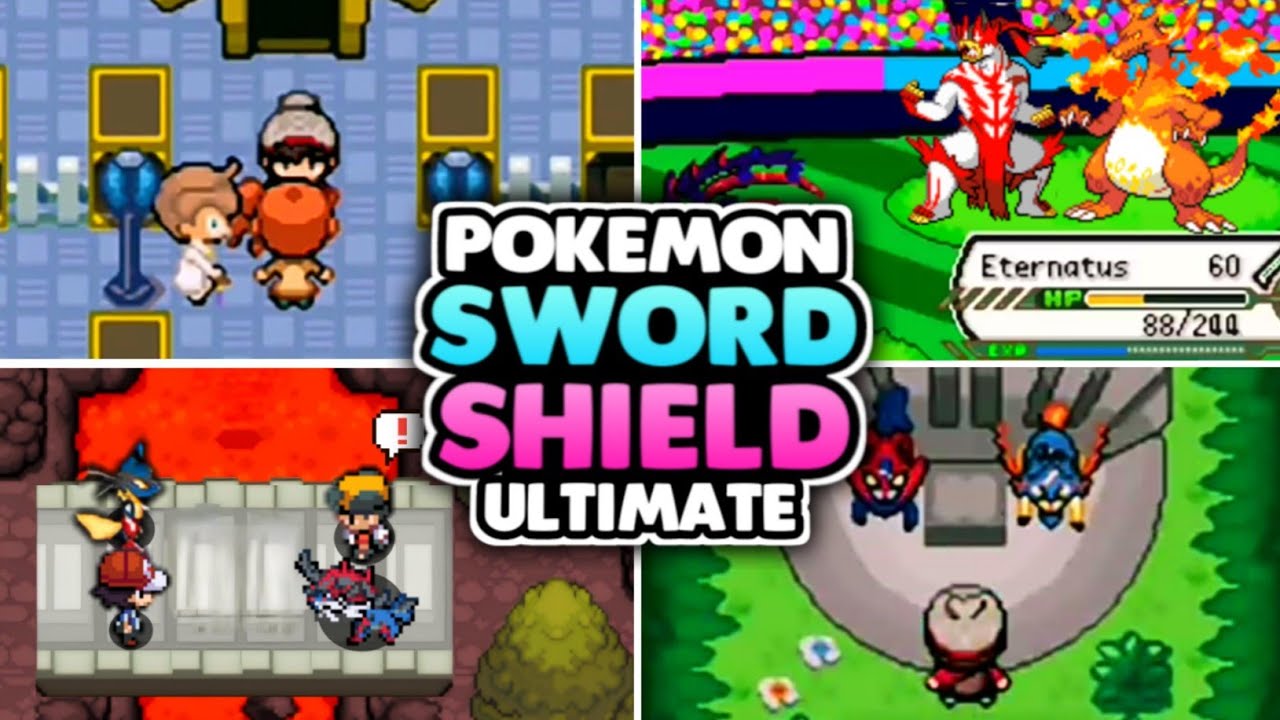Pokemon Sword & Shield Ultimate ROM Hack - With Gigantamax, Mega Evo ...