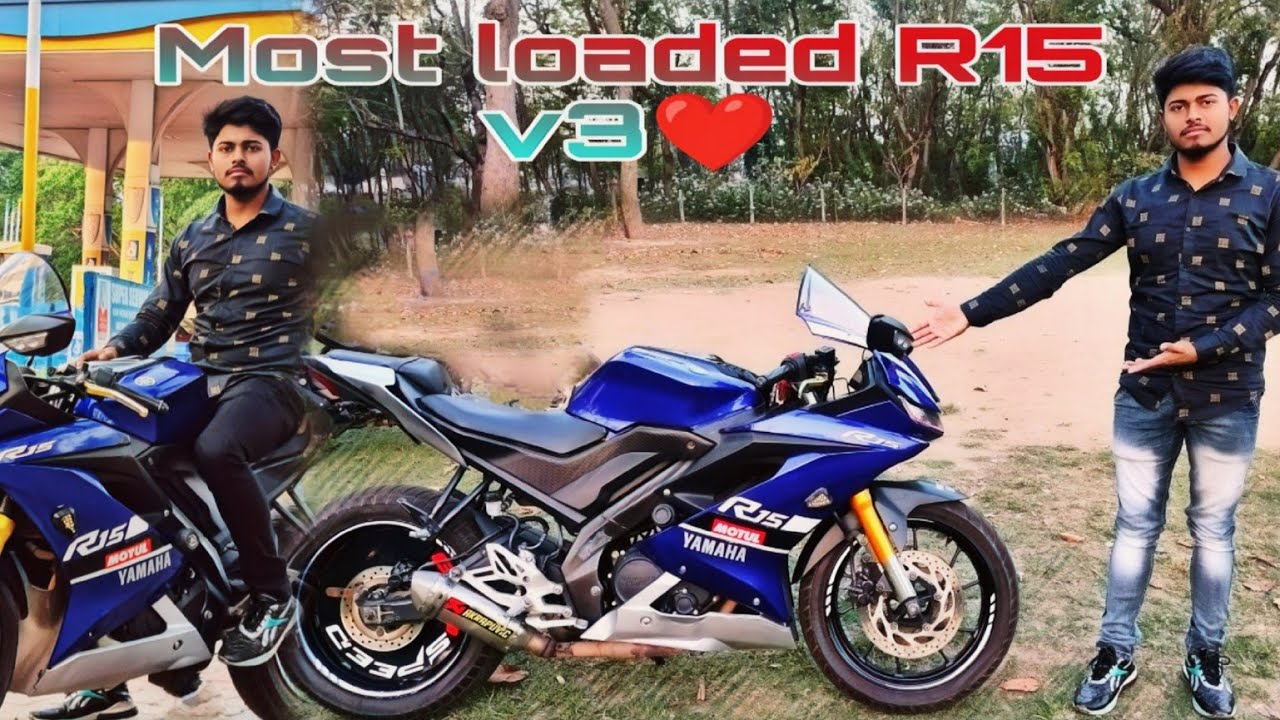 Most Loaded Yamaha R15 V3 In INDIA 😍 Worth ₹25,000 | Best Quality ...