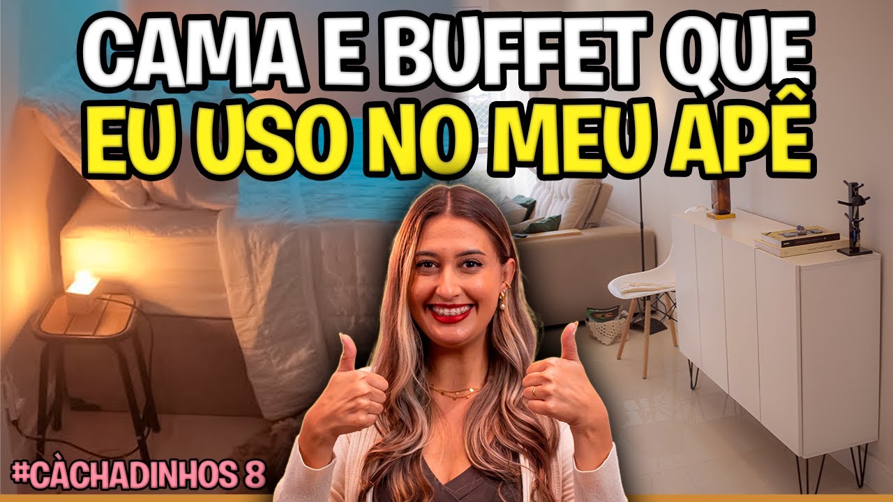 CAMA E BUFFET QUE EU USO NO MEU APARTAMENTO #CÀCHADINHOS 8 - YouTube