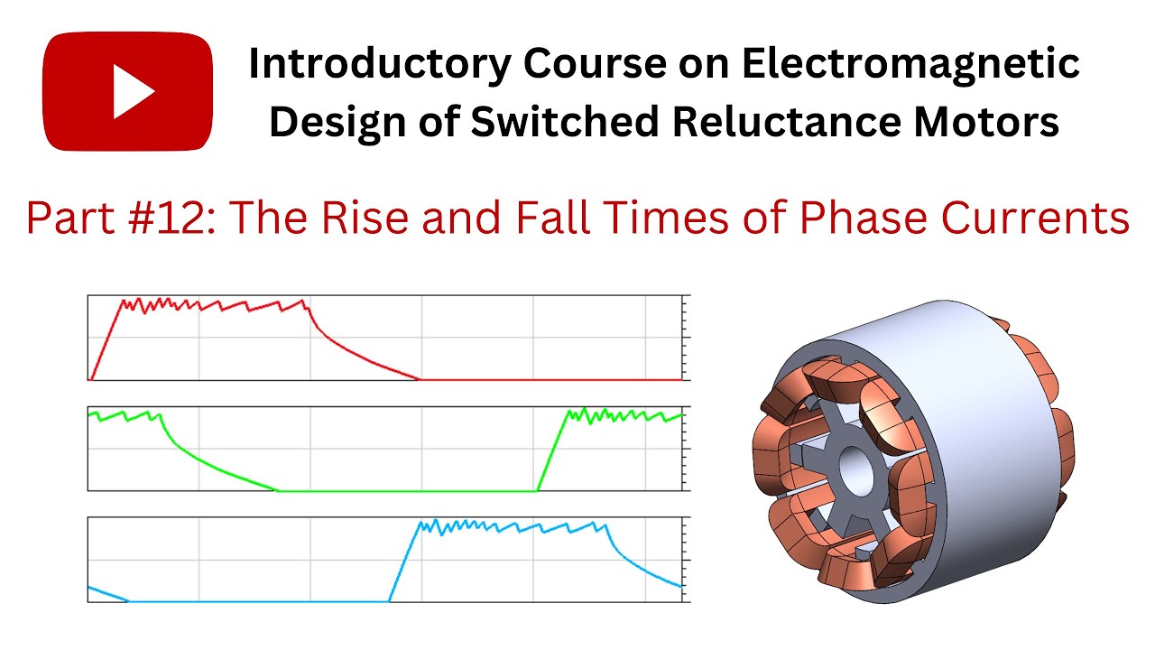 The rise and fall times in phase currents of the switched reluctance ...