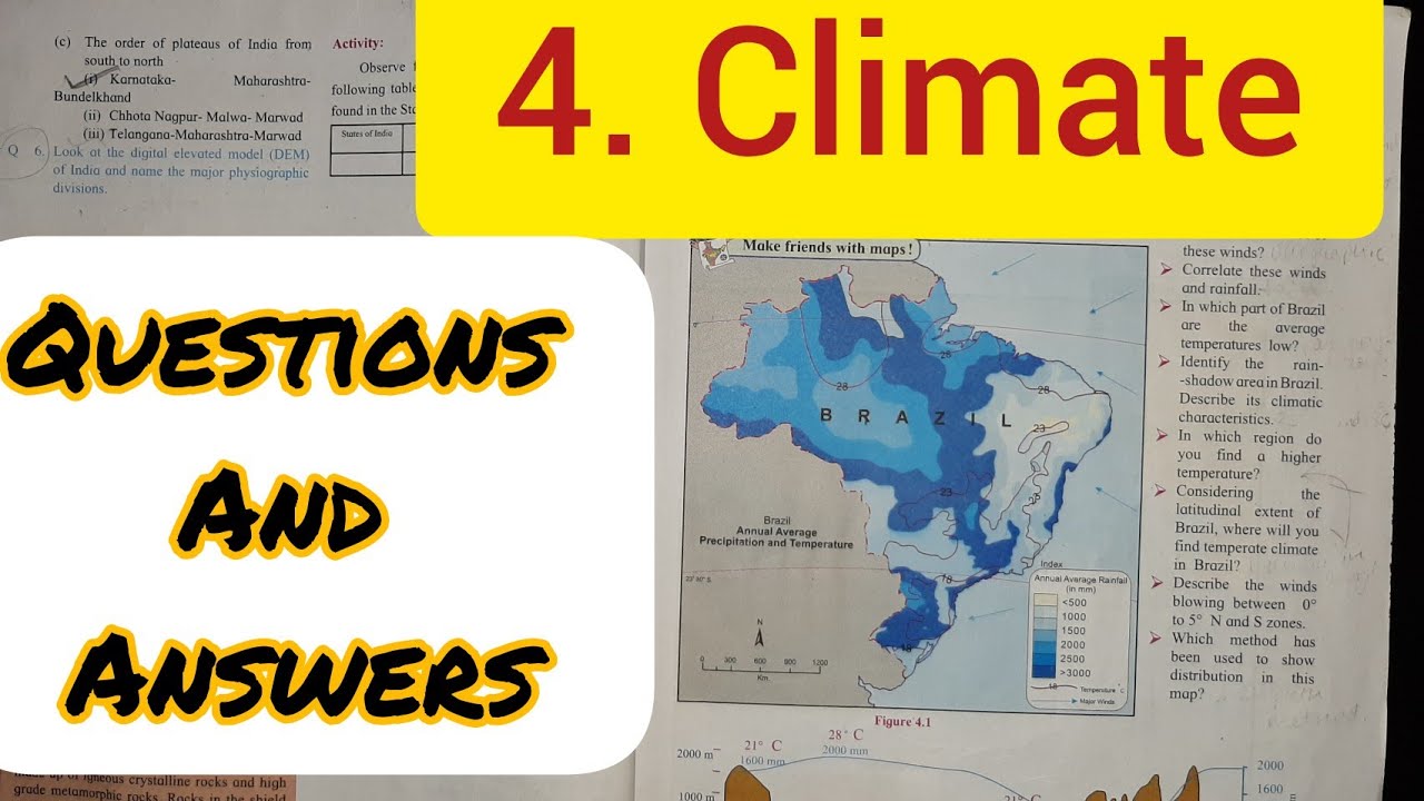 10th Std Geography Chapter 4 CLIMATE QUESTIONS AND ANSWERS EXERCISE 10th-std-geography-chapter-4-climate-questions-and-answers-exercise
