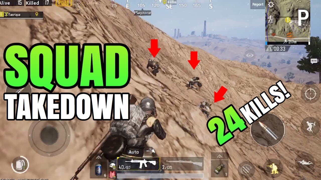 SQUAD TAKEDOWN! | 24 Kills Solo VS Squad | PUBG Mobile - YouTube