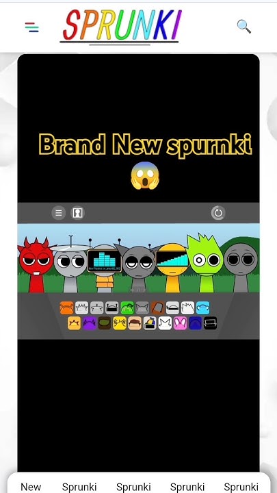 Wow 😲 brand new sprunki game super spurnki 😱 Wonderful spurnki 😱 ...