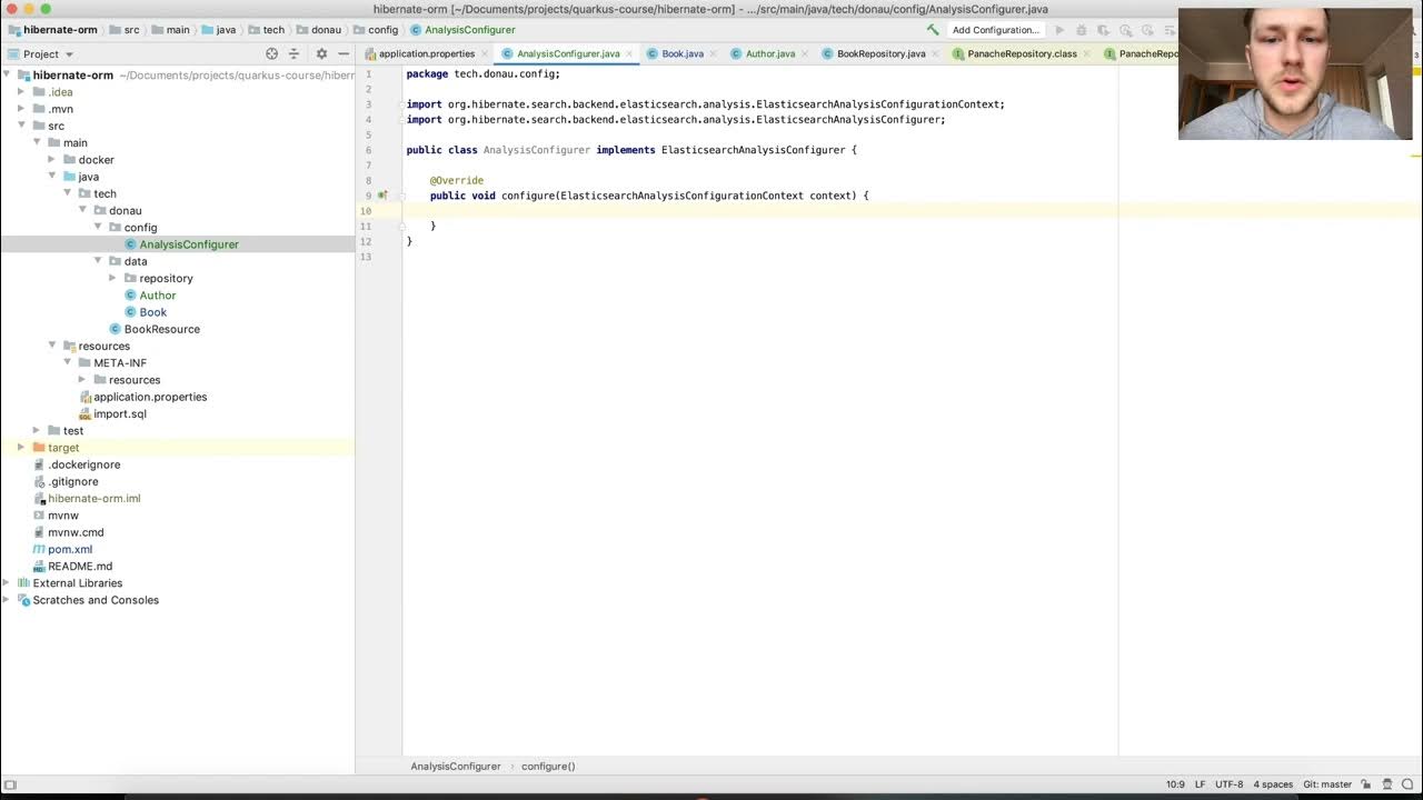 Quarkus Backend development with Java and GraalVM - Hibernate Search + Elasticsearch - YouTube