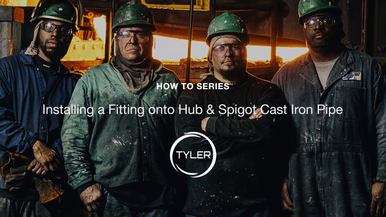 TPT How To Series Inserting a cast iron fitting onto a hub & spigot ...