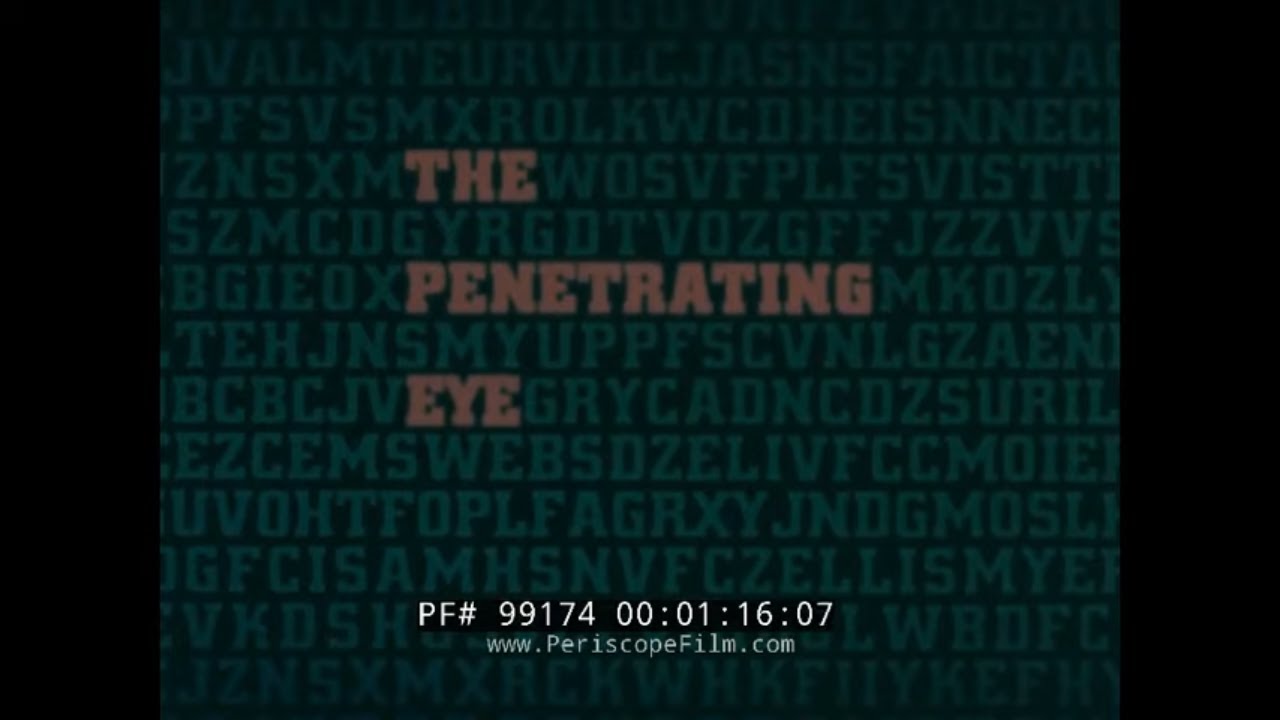 " THE PENETRATING EYE " 1970s SCANNING ELECTRON MICROSCOPE DOCUMENTARY ...