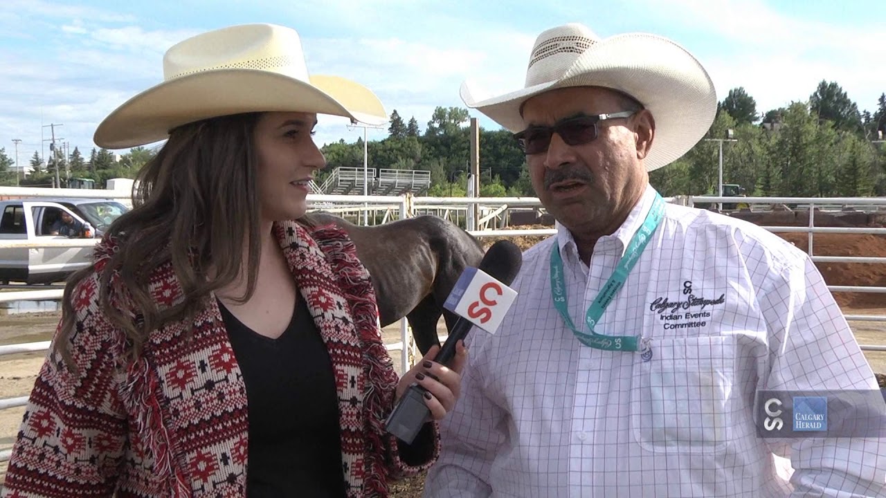 Calgary Stampede Roving Reporter - Relay Races - YouTube
