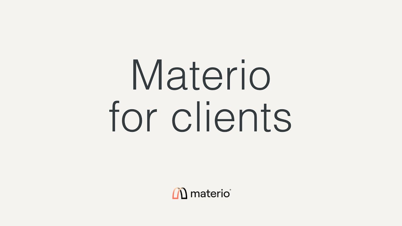 What to expect when your Design or Build firm uses Materio - YouTube