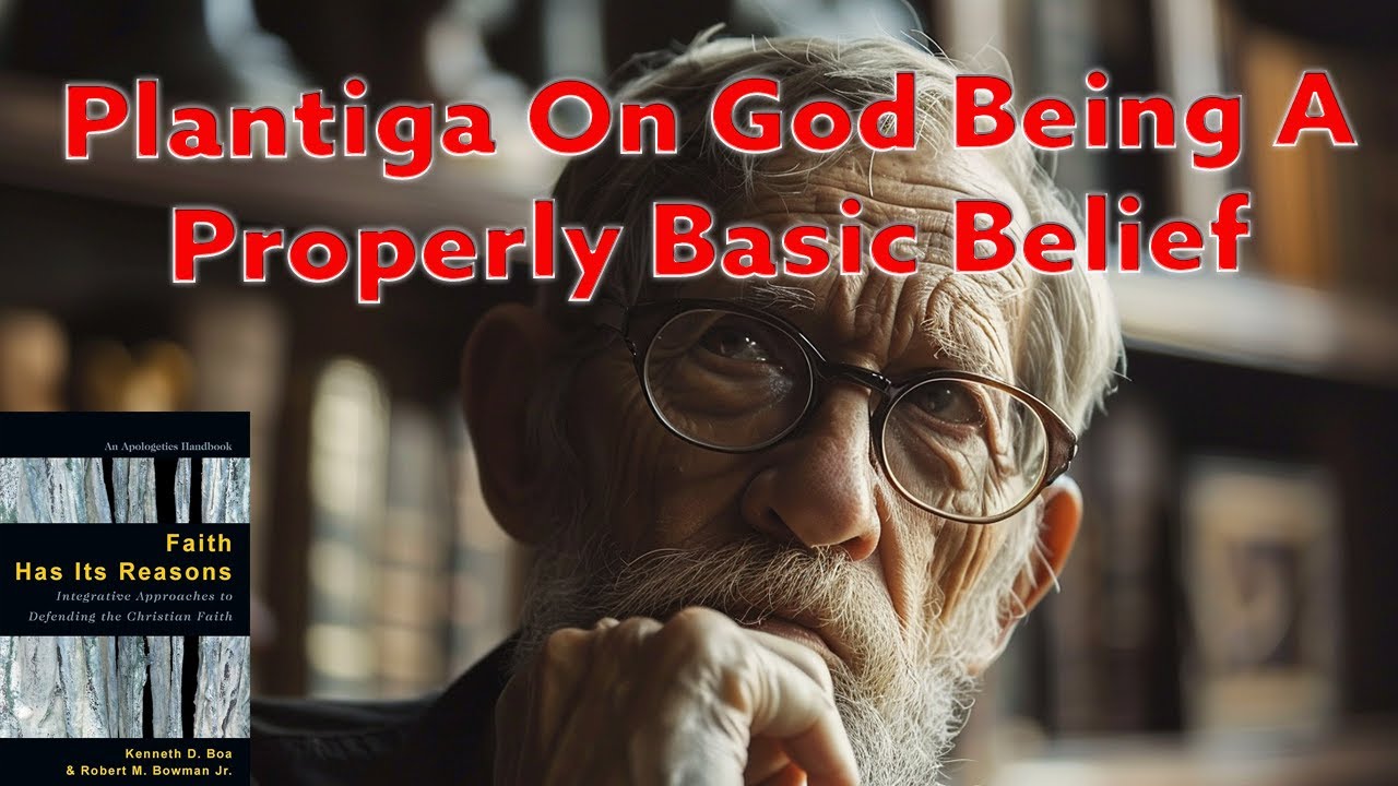 Plantiga On God Being A Properly Basic Belief - YouTube